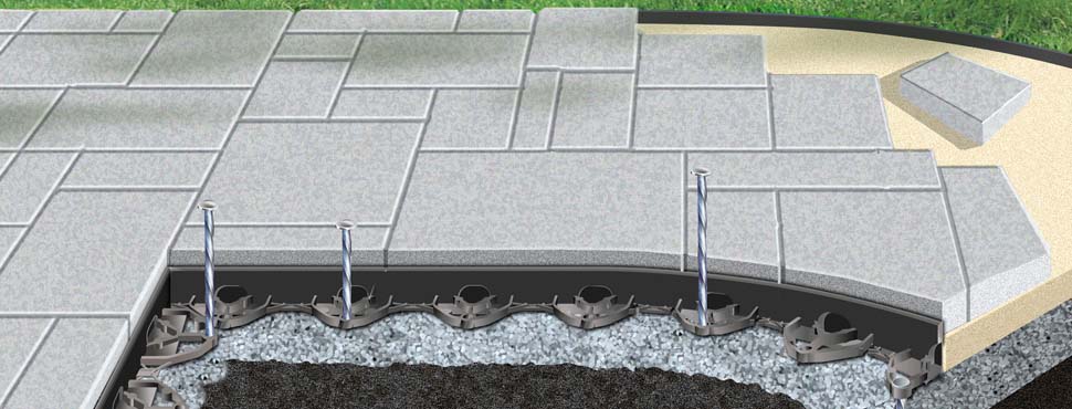 Brickstop Paver Edging and Paver Edger Supplies - Brickstop