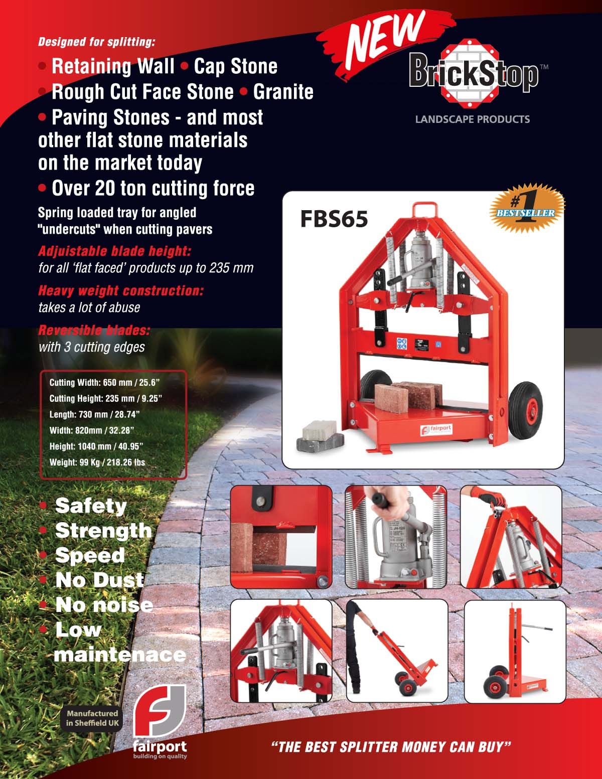 BLOCK, PAVER + STONE SPLITTERS - Brickstop