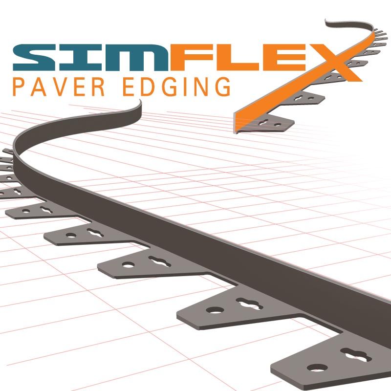 BEAST Plastic Paver Edging. SIMFLEX Plastic paver edging