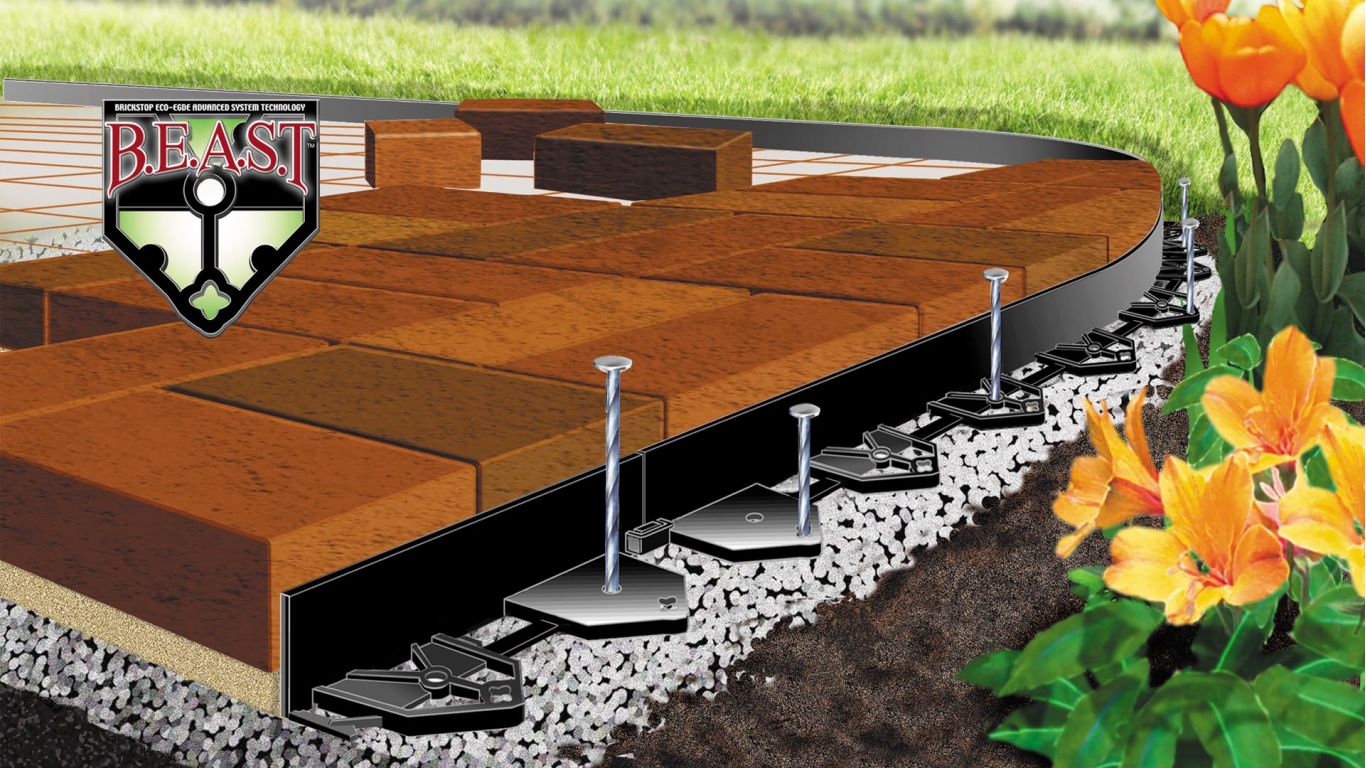 Brickstop Paver Edging and Paver Edger Supplies - Brickstop